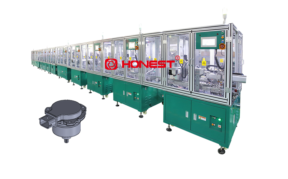 Automobile Gearbox Shift Motor Assembly Line