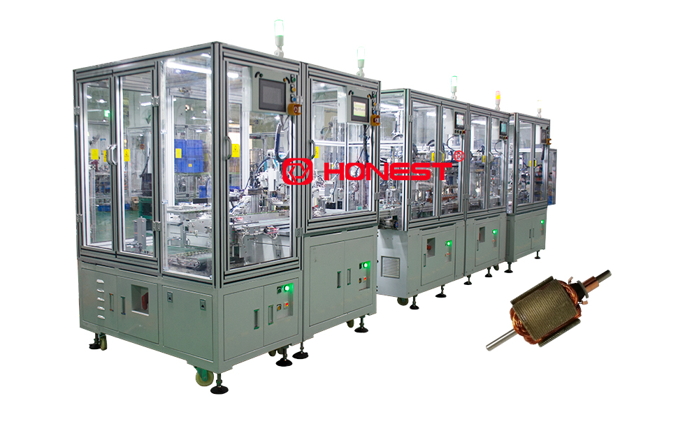 Automatic Rotor Assembly Line | HONEST Automation