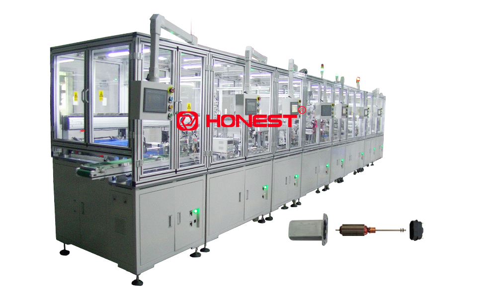 Automobile Window Motor Assembly Line