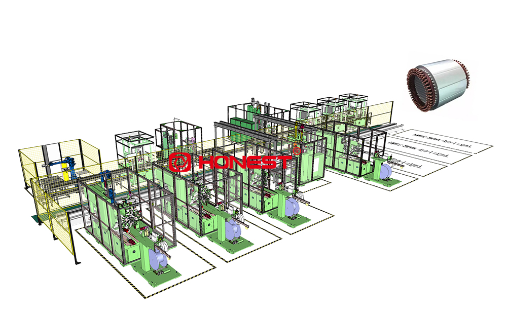 Hairpin Motor Stator Assembly Line Manufacturer