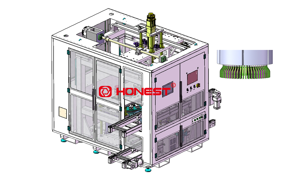 Hairpin Stator Wire Expanding Machine