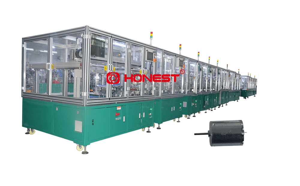 Brushed Motor Assembly Line | HONEST Automation