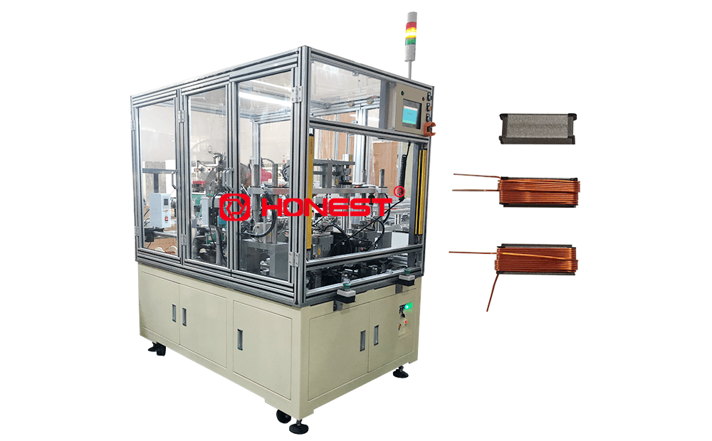 Dual Station Segmented Stator Winding Machine