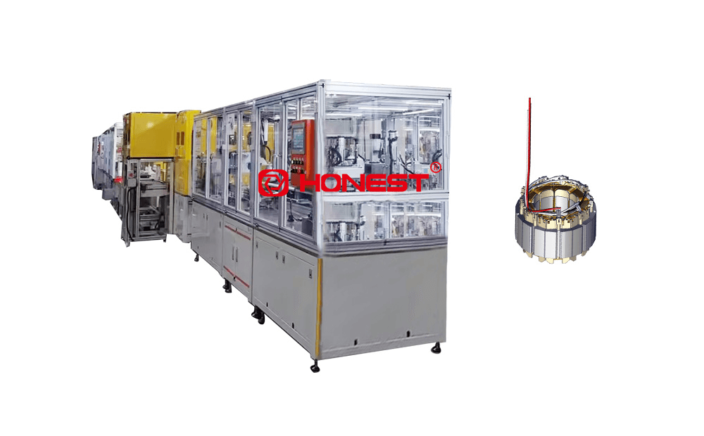 Split Motor Compressor Stator Assembly Line