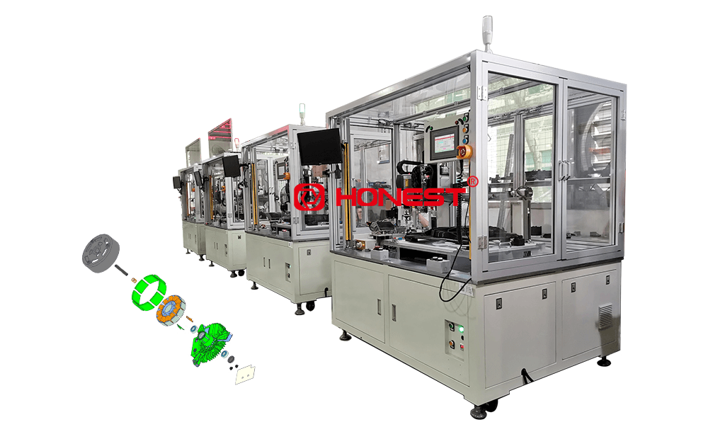 BLDC Electric Motor Assembly Line