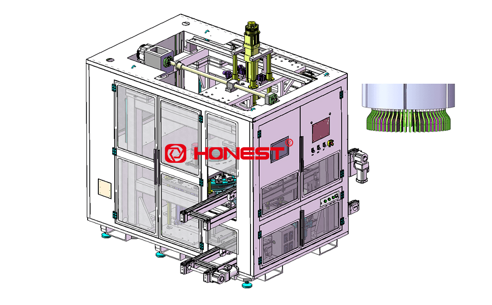 Hairpin Stator Wire Expanding Machine