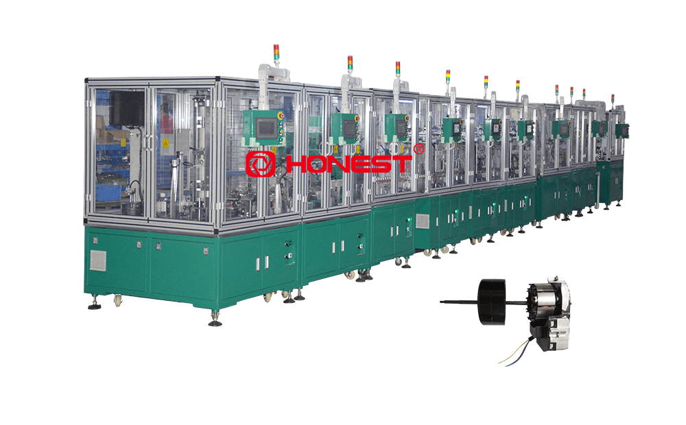 Brushless Outer Motor Assembly Line | HONEST Automation
