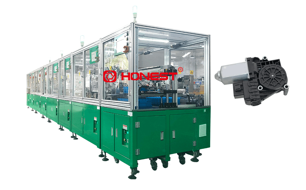 Swing Window Motor Gearbox Assembly Line