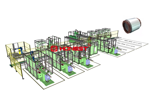 Electric Motor Winding Machine | HONEST Intelligent Equipments